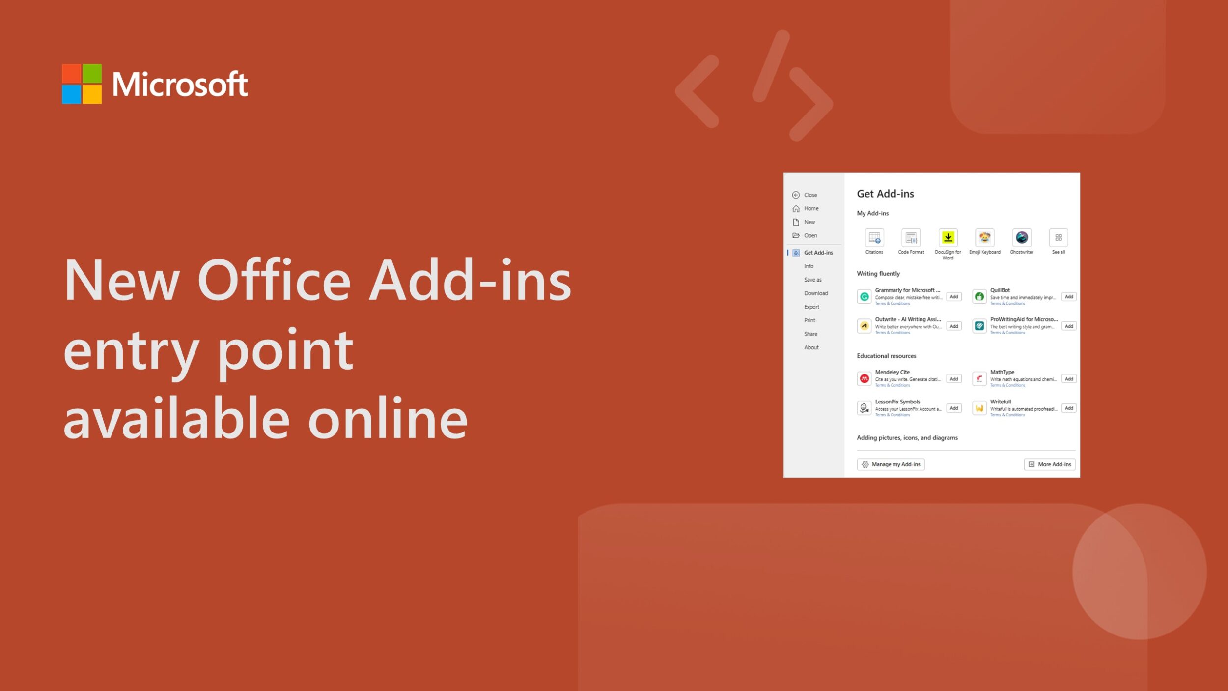 New Office Add Ins Entry Point Available Online Nomadterrace