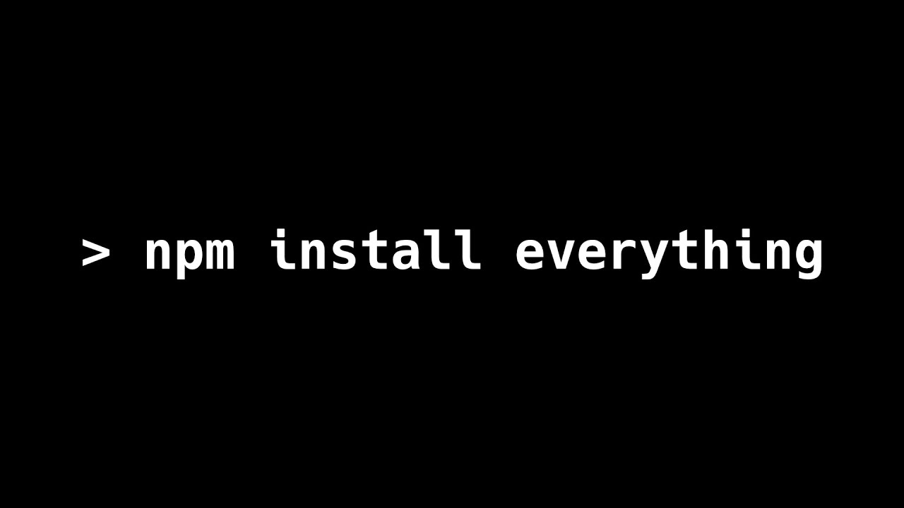 How One Command Broke Npm Nomadterrace